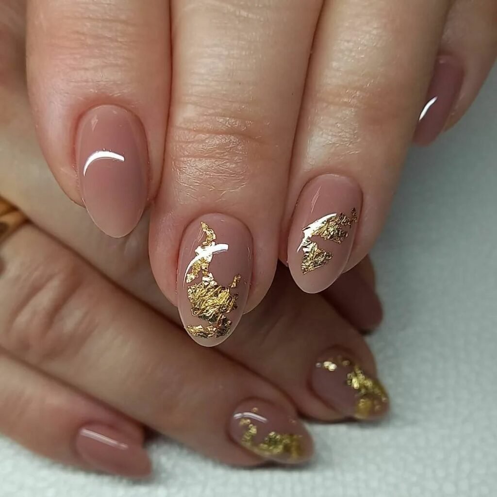 30 Ideas For Beautiful Beige Almond Nails Nail Designs Daily