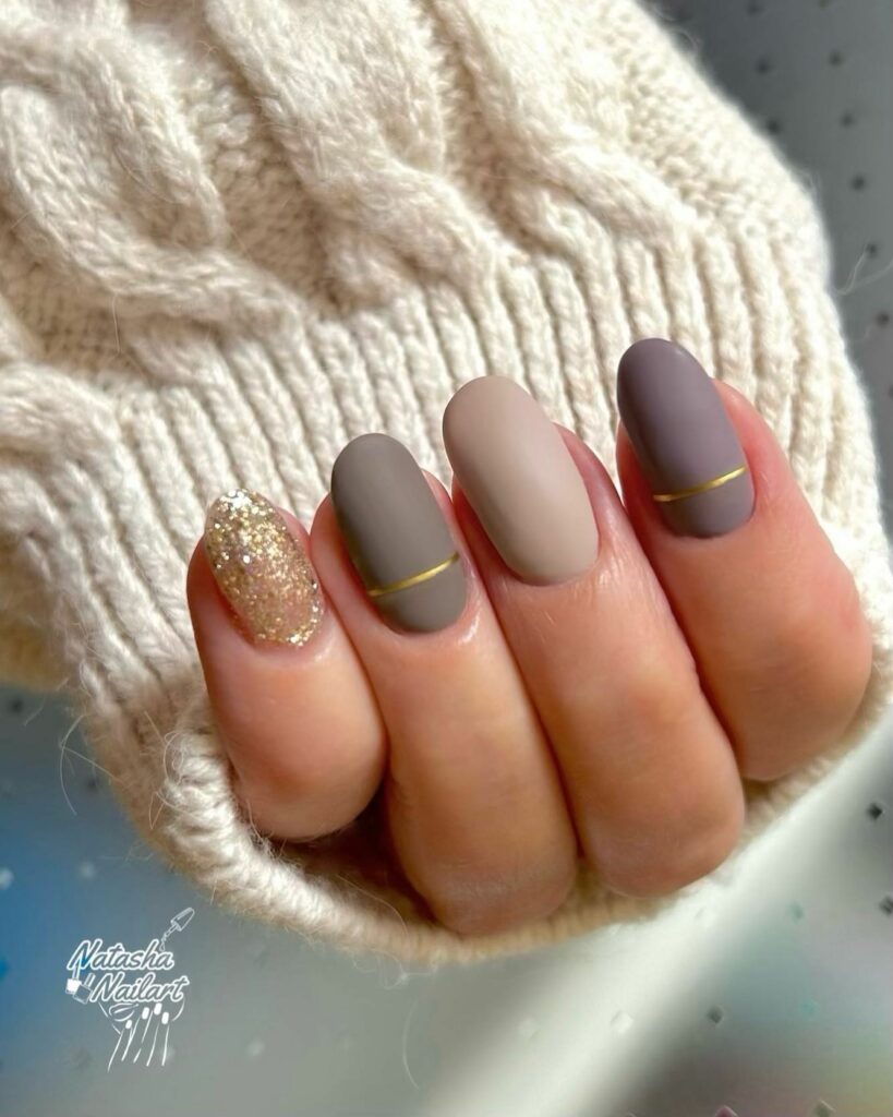 Beige Nails With Glitter 15 Elegant Designs You Need To Try Nail