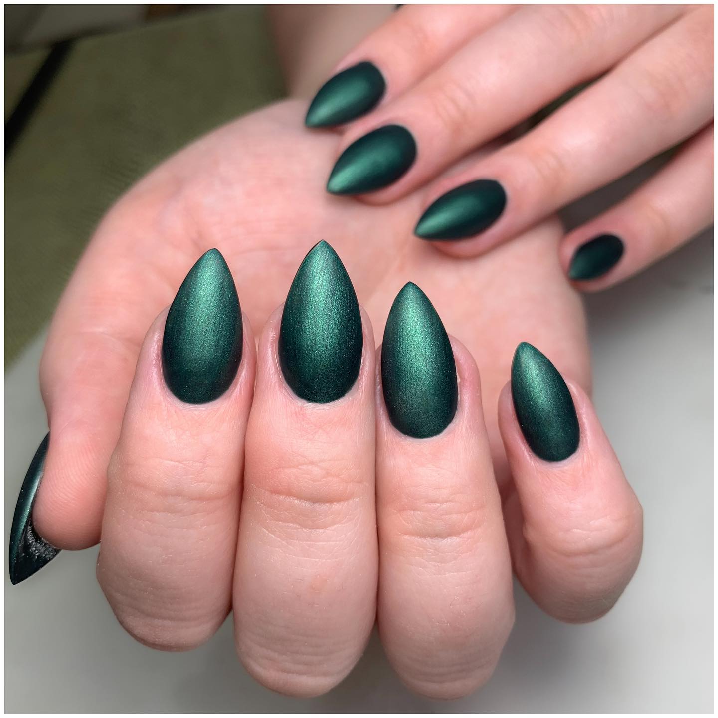 Green With Envy 40 Stunning Emerald Green Nails Nail Designs Daily