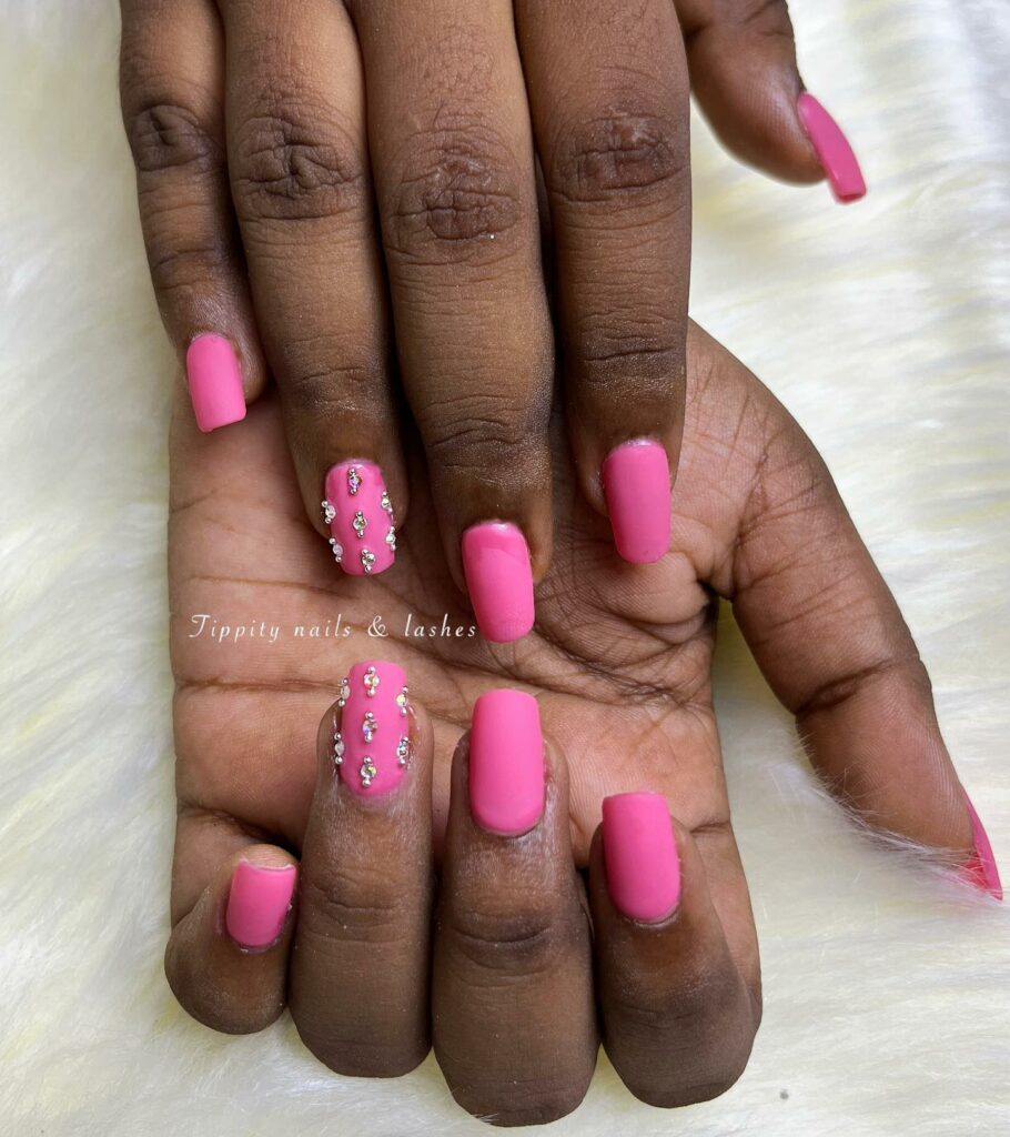 40+ Cutest Ideas For Matte Pink Nails - Nail Designs Daily