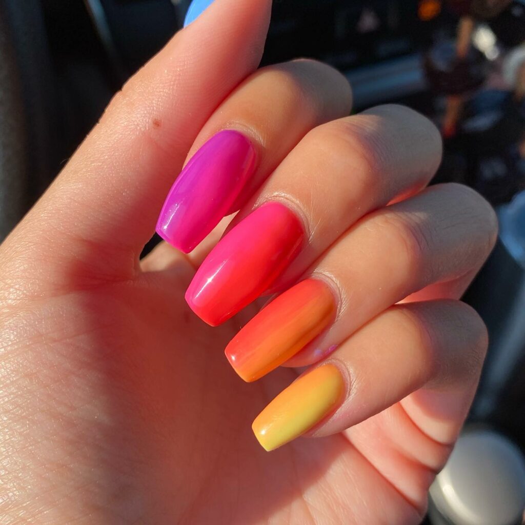 30 Sunset Ombre Nails Ideas You Will Love [2025] Nail Designs Daily