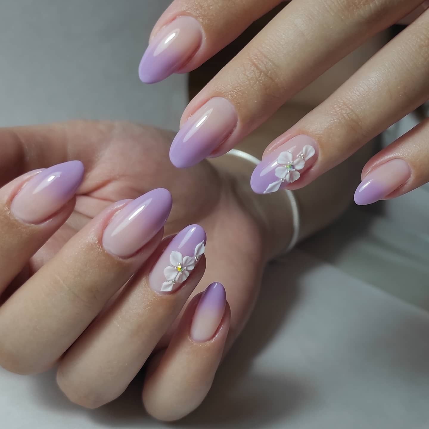 33+ Gorgeous Lilac Ombre Nails Trending in 2024 - Nail Designs Daily