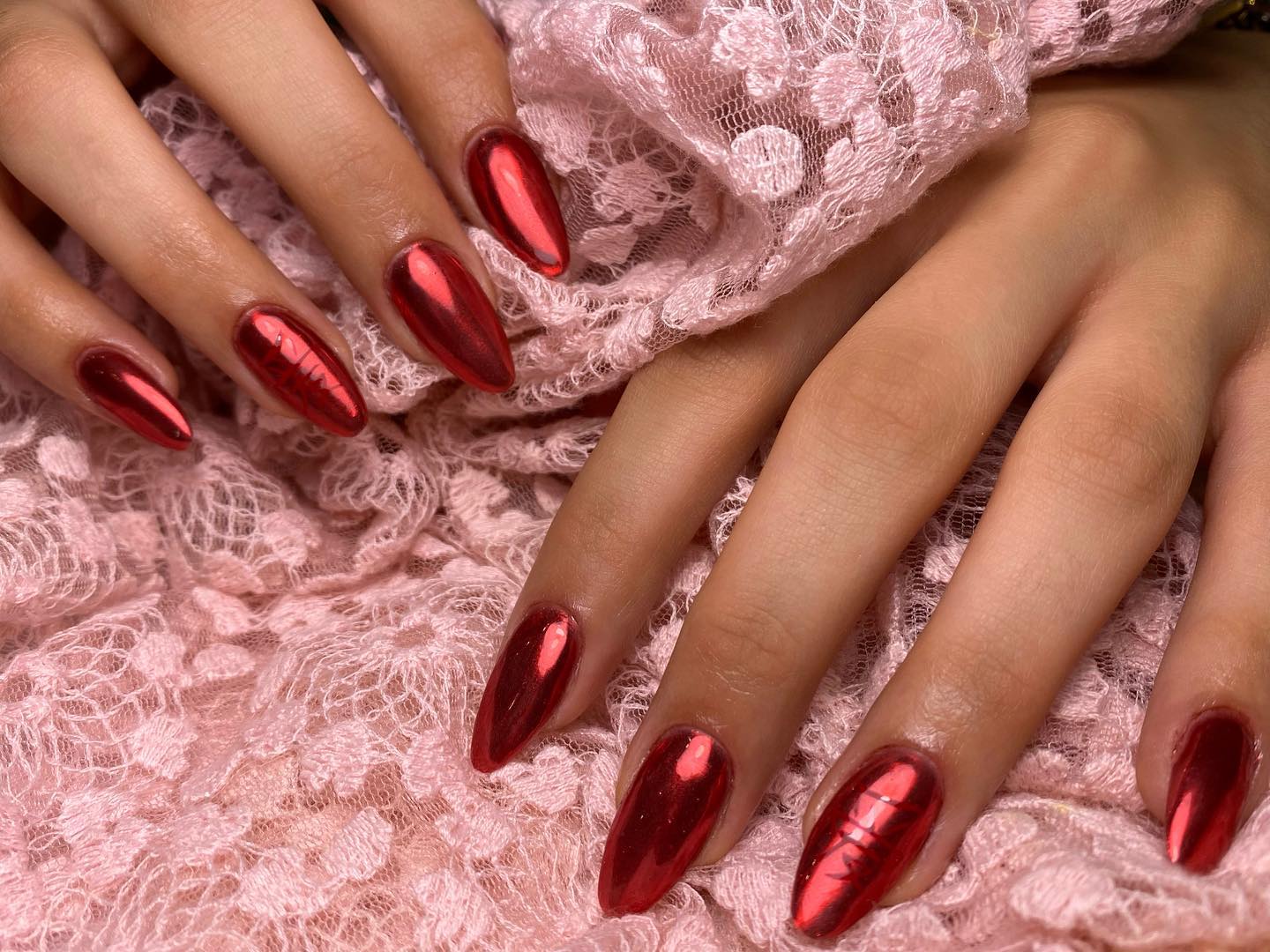 Red Chrome Nails: 37+ Designs That Will Turn Heads - Nail Designs Daily