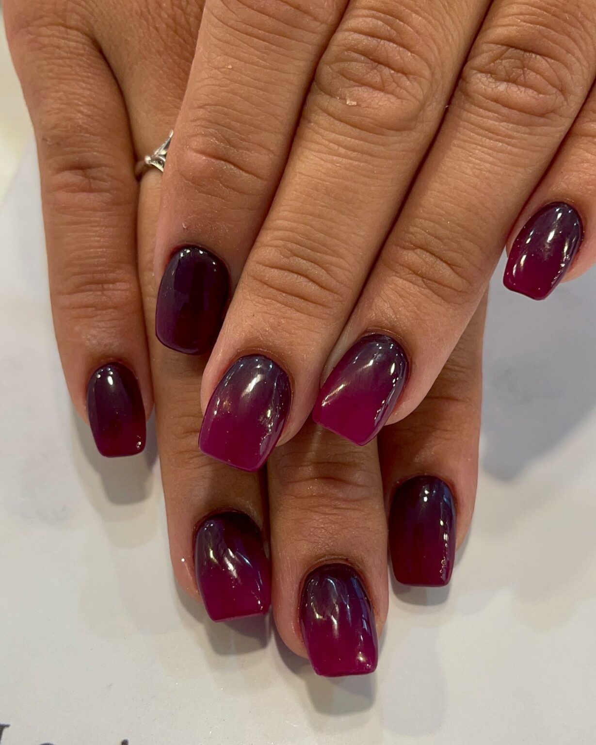 37+ Delicious Designs for Wine Color Nails - Nail Designs Daily