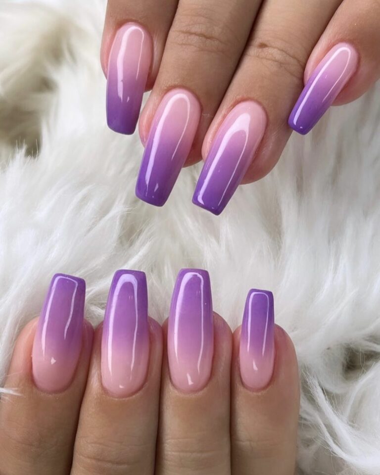 43+ Chic Purple Ombre Nails Ideas for Modern Style Queens - Nail ...