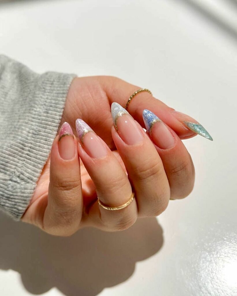33+ Pretty Pearl Color Nails For A Trendy Look - Nail Designs Daily